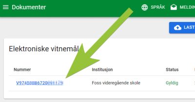 Guide til å laste opp vitnemål til søknaden | MentorNorge